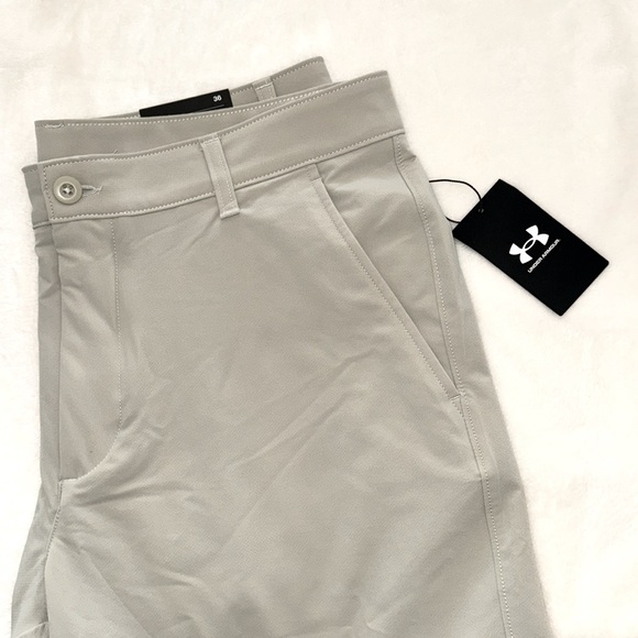 Under Armour | Shorts | Mens Under Armour Golf Shorts Khaki Beige ...